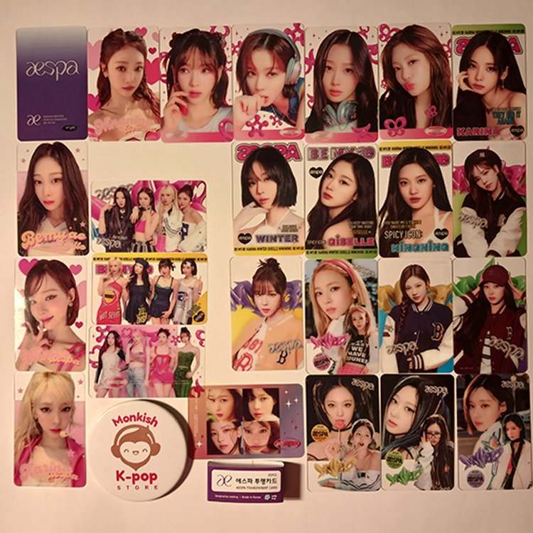 AESPA – TRANSPARENT CARD - kpopmexico.shop